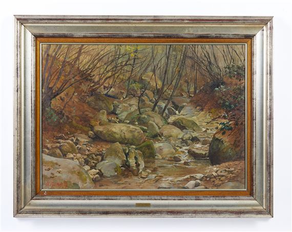 Gianbattista Bertelli | In the valley of the Cortello above Iseo (1976 ...