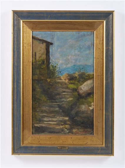 Cesare Bertolotti | Path with house | MutualArt
