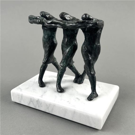 Walter Horak | Dream Walk, three posed dancers (2004) | MutualArt