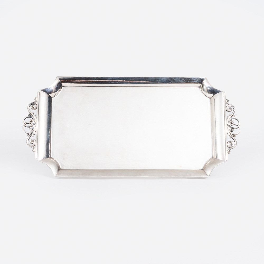 Georg Jensen | A Rare Tray No. 305 B by Johan Rohde (1925) | MutualArt