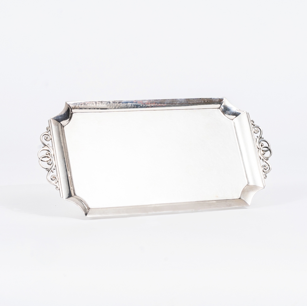 Georg Jensen | A Rare Tray No. 305 B by Johan Rohde (1925) | MutualArt