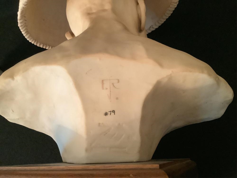 Edward J. Rohn | Edward Rohn Porcelain Chinese Peasant Bust | MutualArt