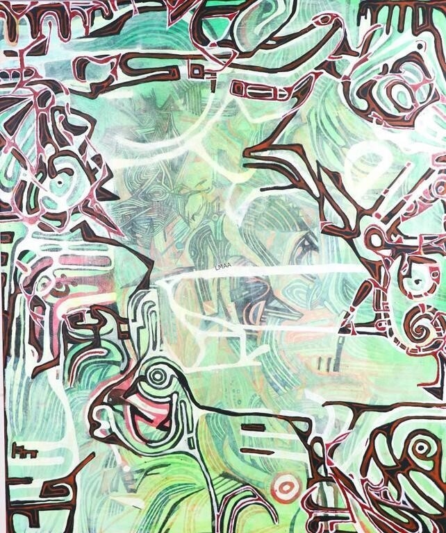 Michael Abramowitz | MICHAEL ABRAMOWITZ ABSTRACT ACRYLIC ON CANVAS ...