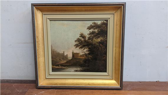 George, Sr. Barret | In a manor of Georg Barrett - a landscape with a ...