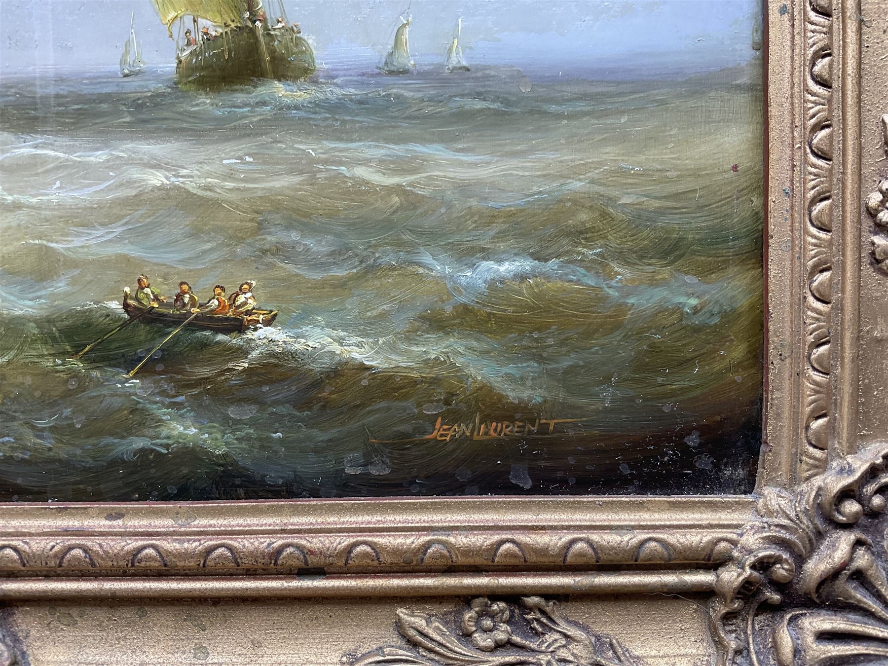 Jean Laurent | Ships at Full Sail | MutualArt