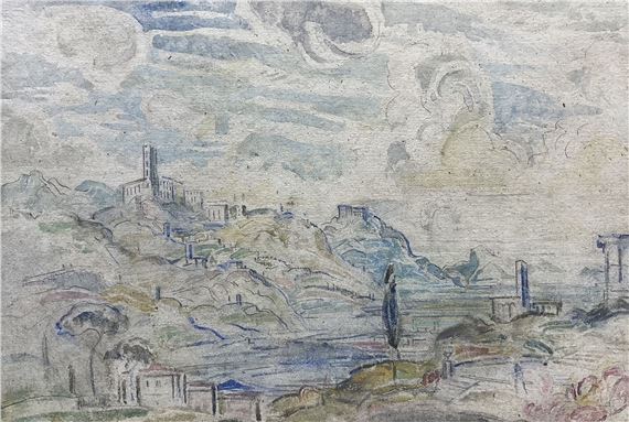 Joseph Alfred Terry | Italianate Landscape | MutualArt