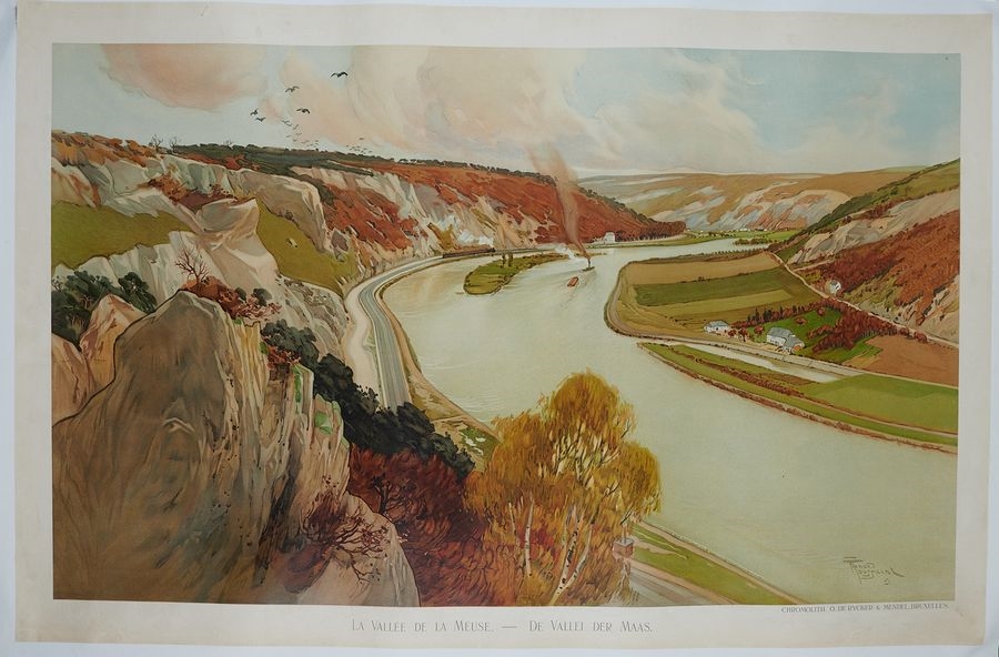 Fernand Toussaint | . LA VALLEE DE LA MEUSE - DE VALEEI DER MAAS (1907 ...