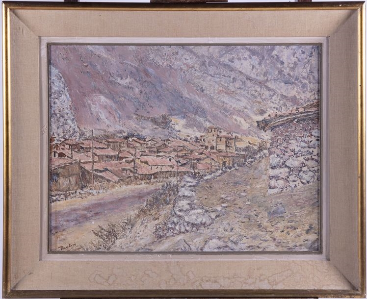 Camille Joseph Pantazis | Mountain village | MutualArt