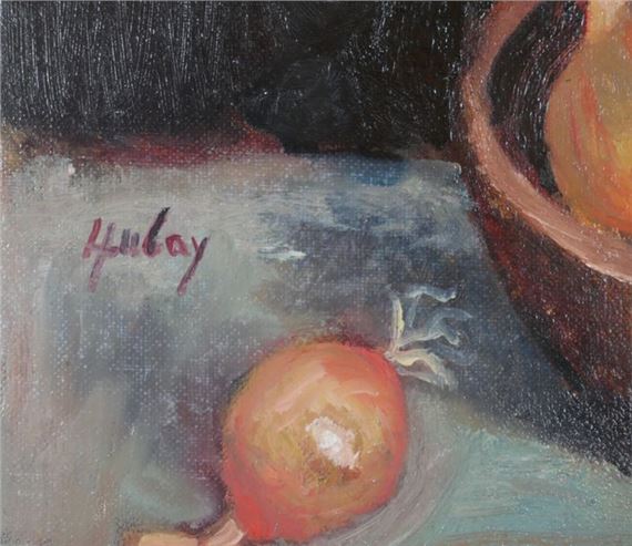 Paul Hubay | Still life with onions | MutualArt