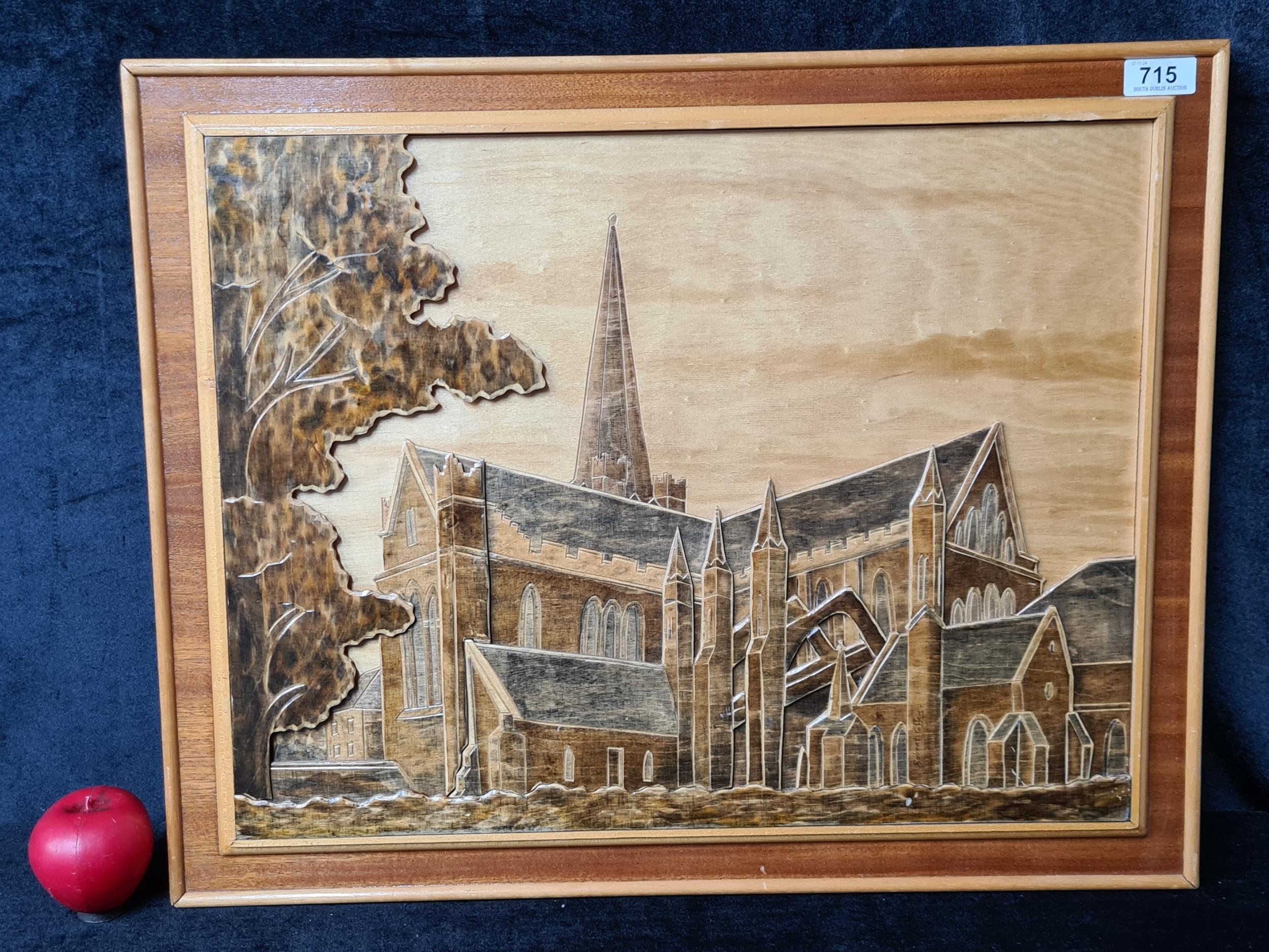 Robert Coffey | Robert Coffey (Irish) hand carved wooden marquetry ...