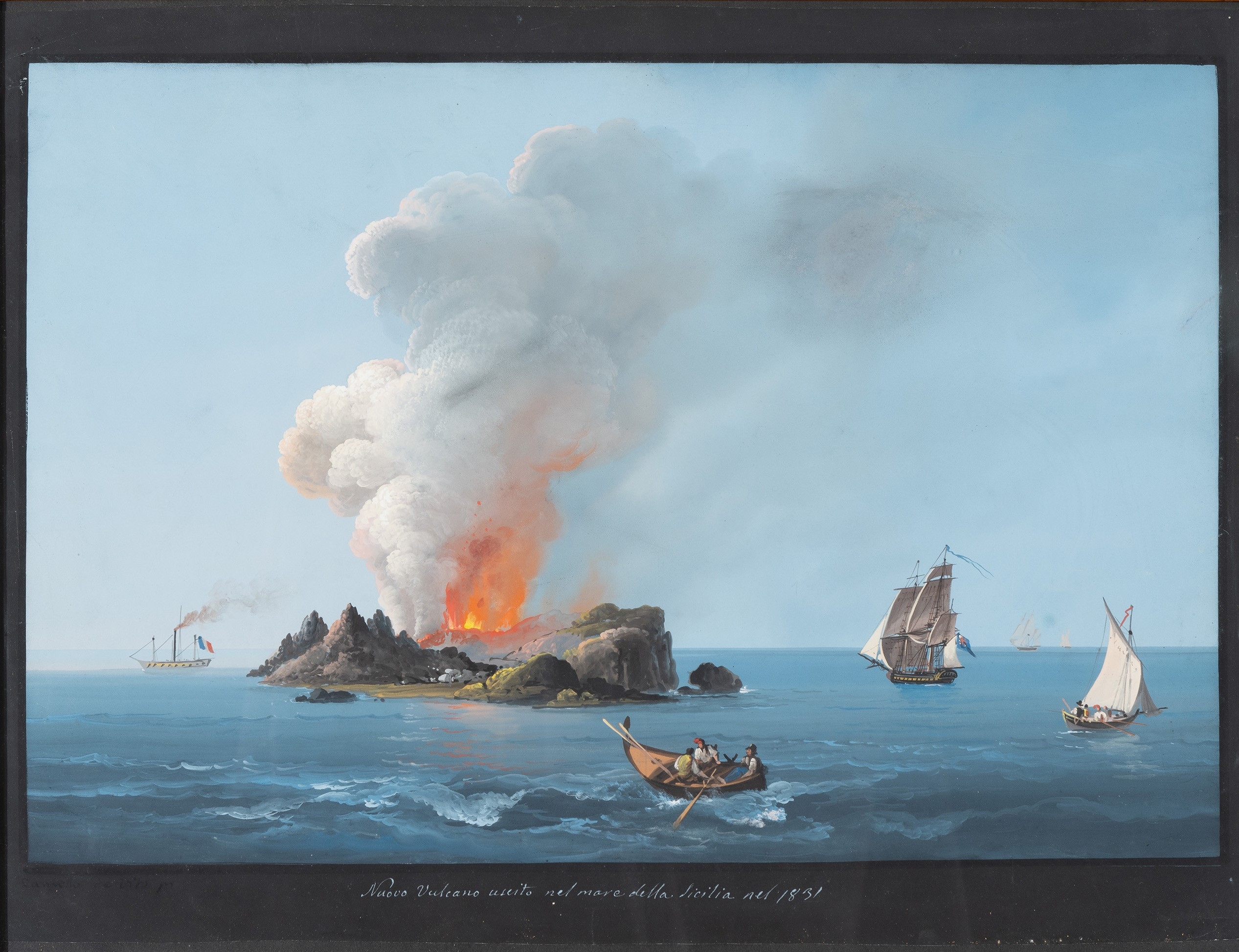 Camillo da Vito | L'isola Ferdinadea | MutualArt