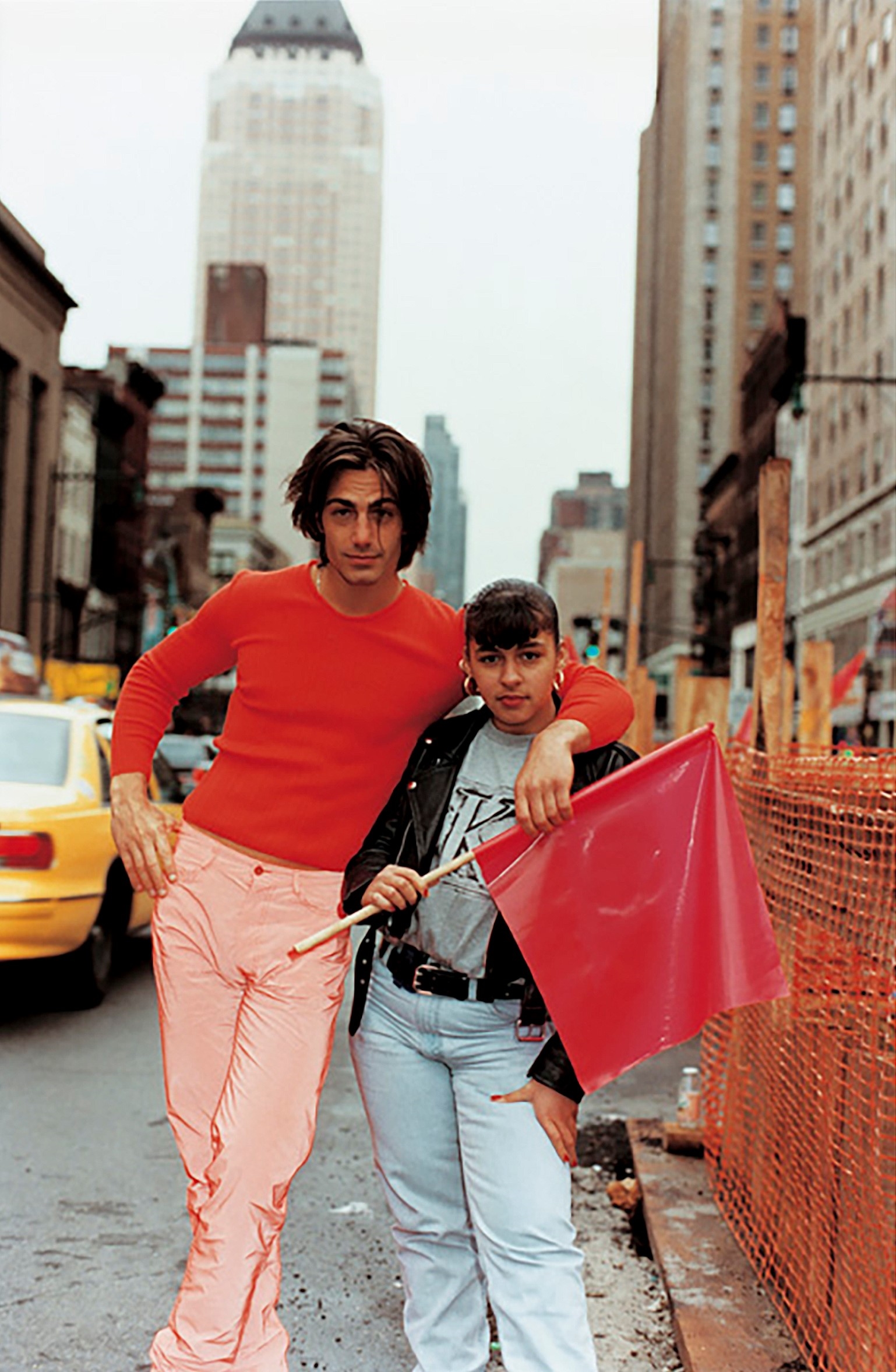 Wolfgang Tillmans | Michael Bergin and fan holding flag, 1995 (1995 ...
