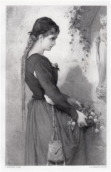 James Bertrand | Marguerite 1876 engraving | MutualArt