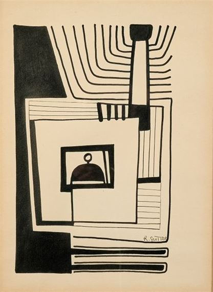 Raymond Sutter | Abstract composition | MutualArt