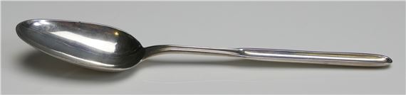 Unknown | A George III silver marrow scoop spoon (1778) | MutualArt