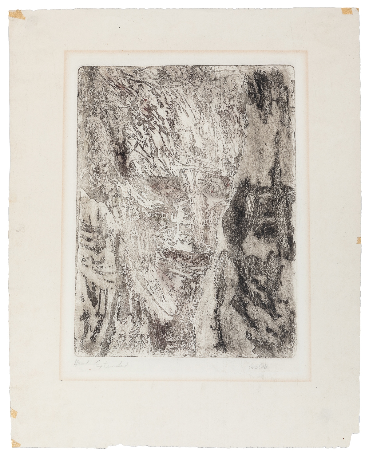 Leon Golub | Head Extended | MutualArt