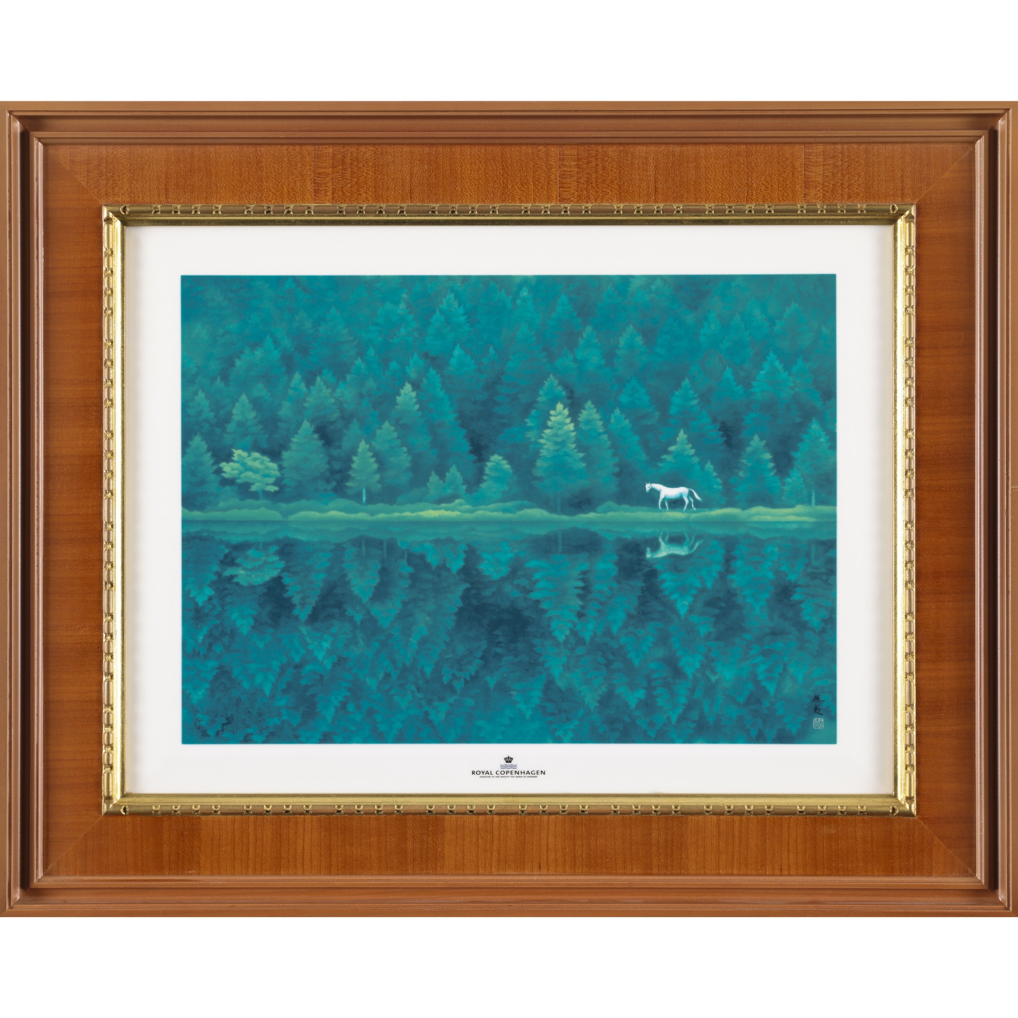 Kaii Higashiyama | CERAMIC PLAQUE ECHOES OF GREEN | MutualArt