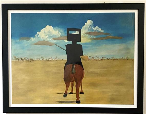 Sidney Nolan | Sydney Nolan - Ned Kelly. Print of the Original. Signed ...