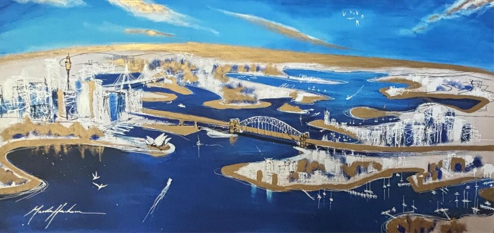 Mark Hanham | Original Mark Hanham - Royale - Mixed Media Acrylic on ...