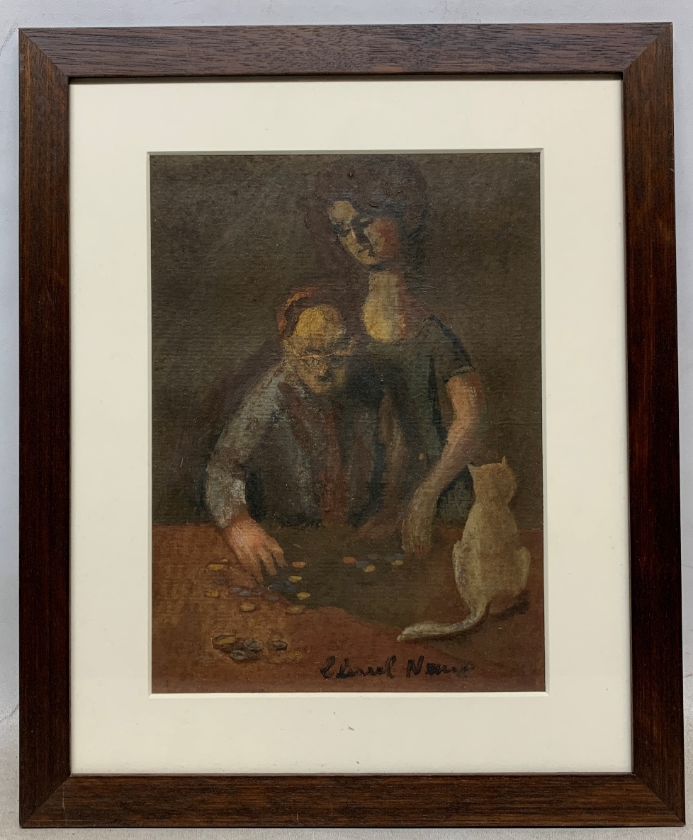 Clarel Neme | Las fichas y el gato | MutualArt