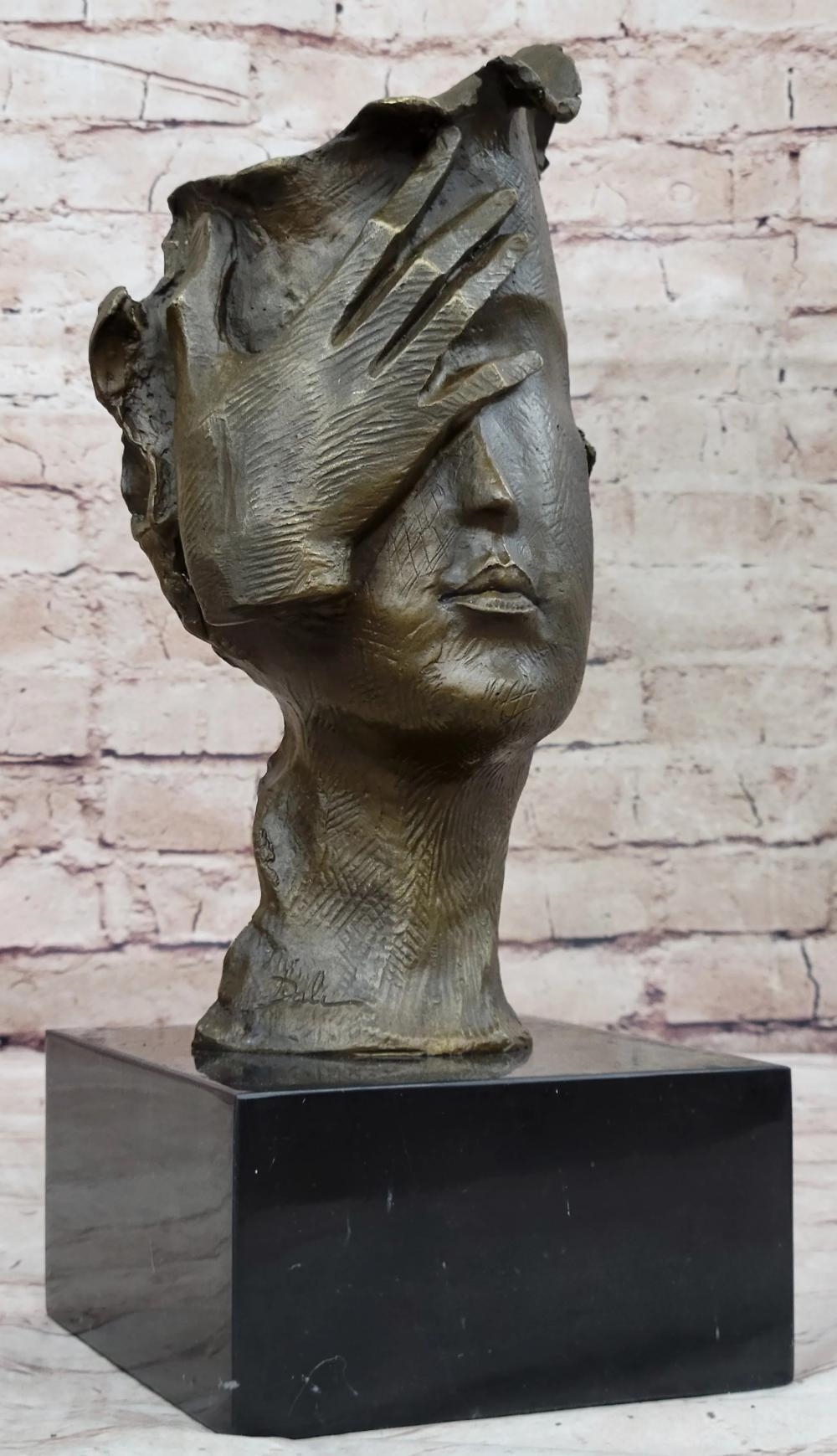 Salvador Dalí | SCULPTURE FACE BRONZE STATUE | MutualArt