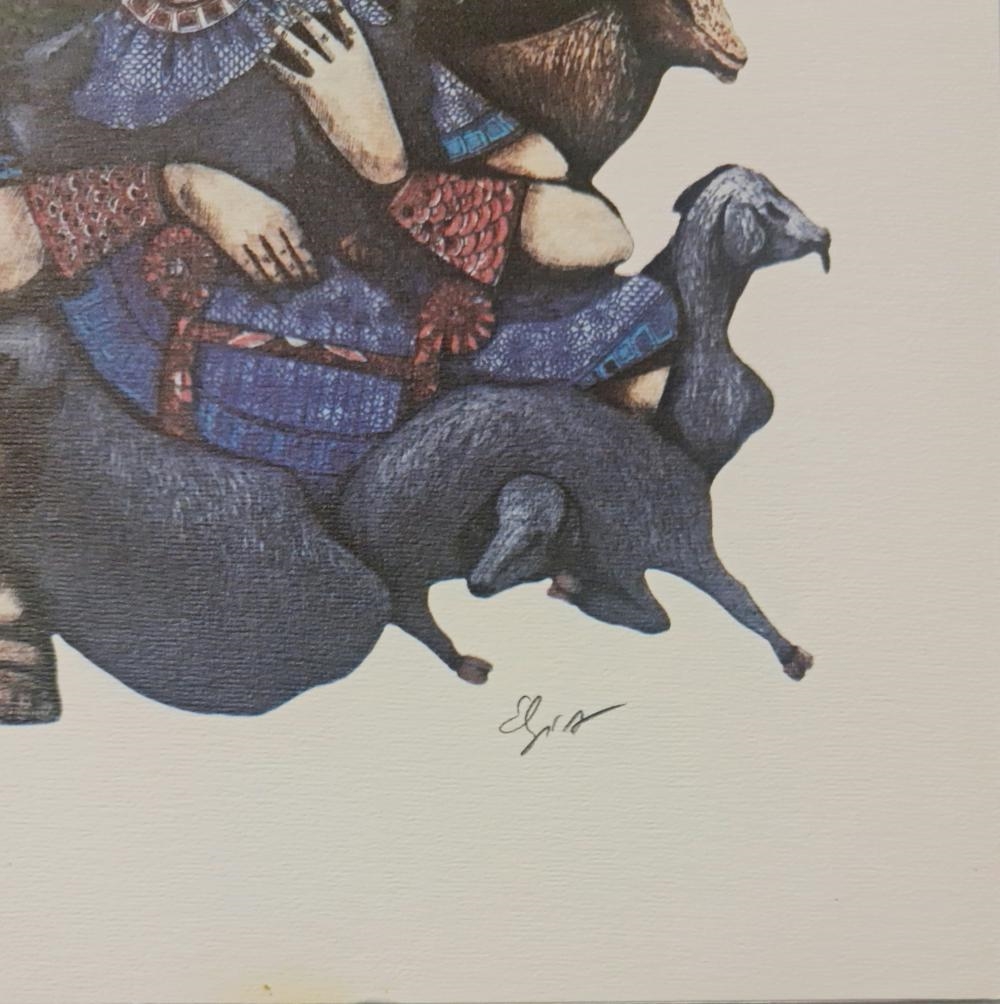 Amram Ebgi | David The Shepard (Artist Proof) (Circa 1990) | MutualArt