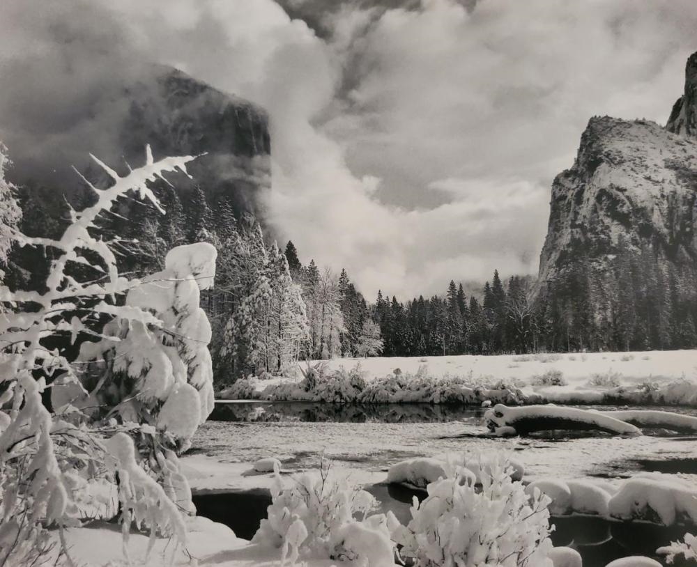 Ansel Adams | GATES OF THE VALLEY, WINTER, YOSEMITE NATIONAL PARK ...