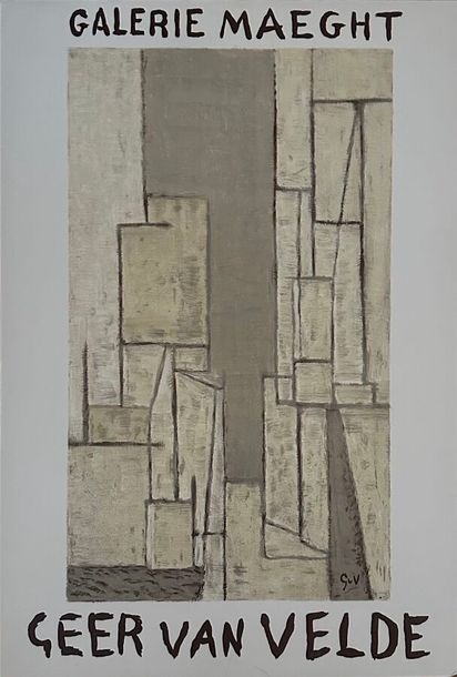 Geer Van Velde | Geer VAN VELDE lithograph poster for Maeght exhibition ...