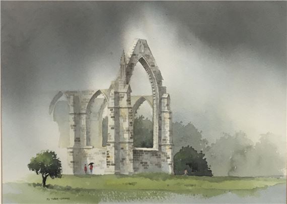 Paul Talbot-Greaves | watercolour of Bolton Abbey (featured on Channel ...