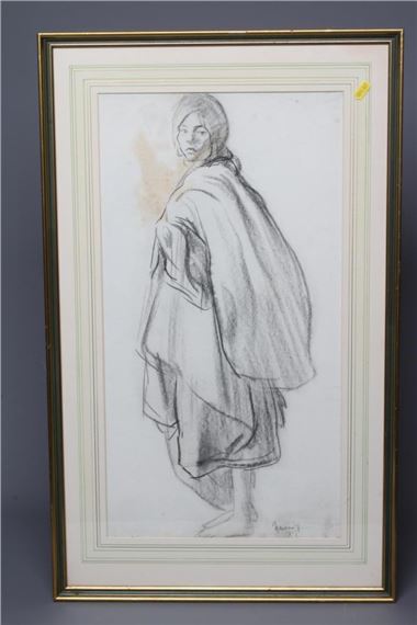 Philip Naviasky | PHILIP NAVIASKY (1894-1983) Study of a Young Woman ...