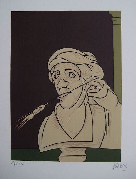 Valerio Adami | Valerio ADAMI lithograph signed and numbered on 100 ...