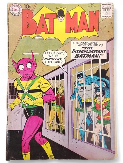 DC Comics | 1959 DC Comics Batman No.128 Comic Book | MutualArt