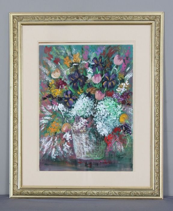 Anna Sandhu Ray | Floral Bouquet Still Life (1997) | MutualArt