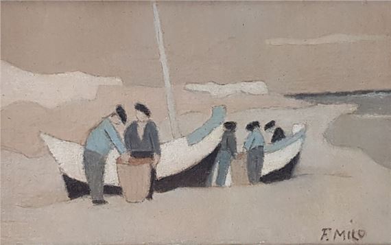 Frank Milo | Le retour de la pêche (1987) | MutualArt