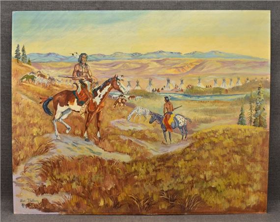 Dan Taulbee | Indian camp | MutualArt