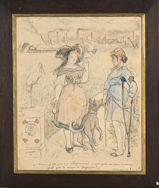 Adolphe-Léon Willette | Adolphe Léon WILLETTE (1919) | MutualArt