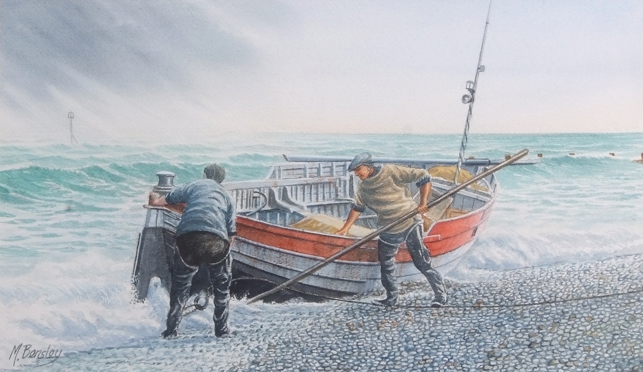 Michael Bensley | 'Beaching in squally weather' | MutualArt