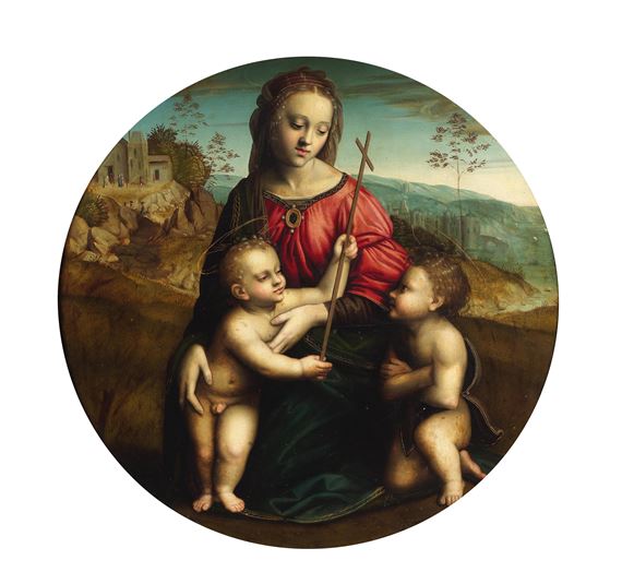Francesco Granacci | The Madonna and Child with the Infant Saint John ...