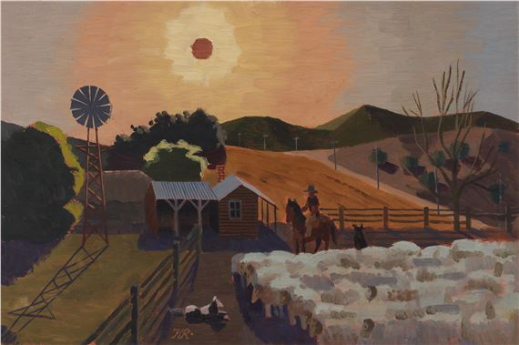 Kenneth Rowntree | Sheep Farm | MutualArt