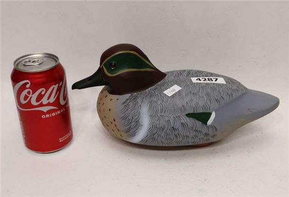W. Simmons | Green Winged Teal Duck Decoy | MutualArt