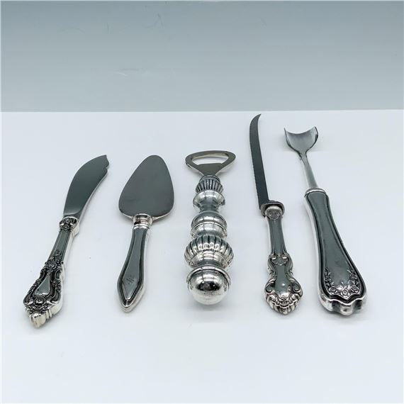 Sterling | 5pc Sterling Silver Utensil Set | MutualArt