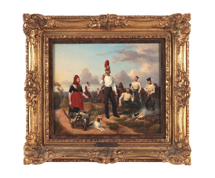 Wilhelm Alexander Meyerheim | Canteen maid and Prussian regiment at ...