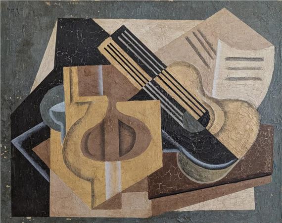 Juan Gris | UNTITLED CUBIST COMPOSITION | MutualArt