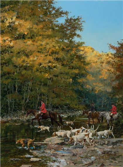 Larry Wheeler | Crossing the Creek | MutualArt