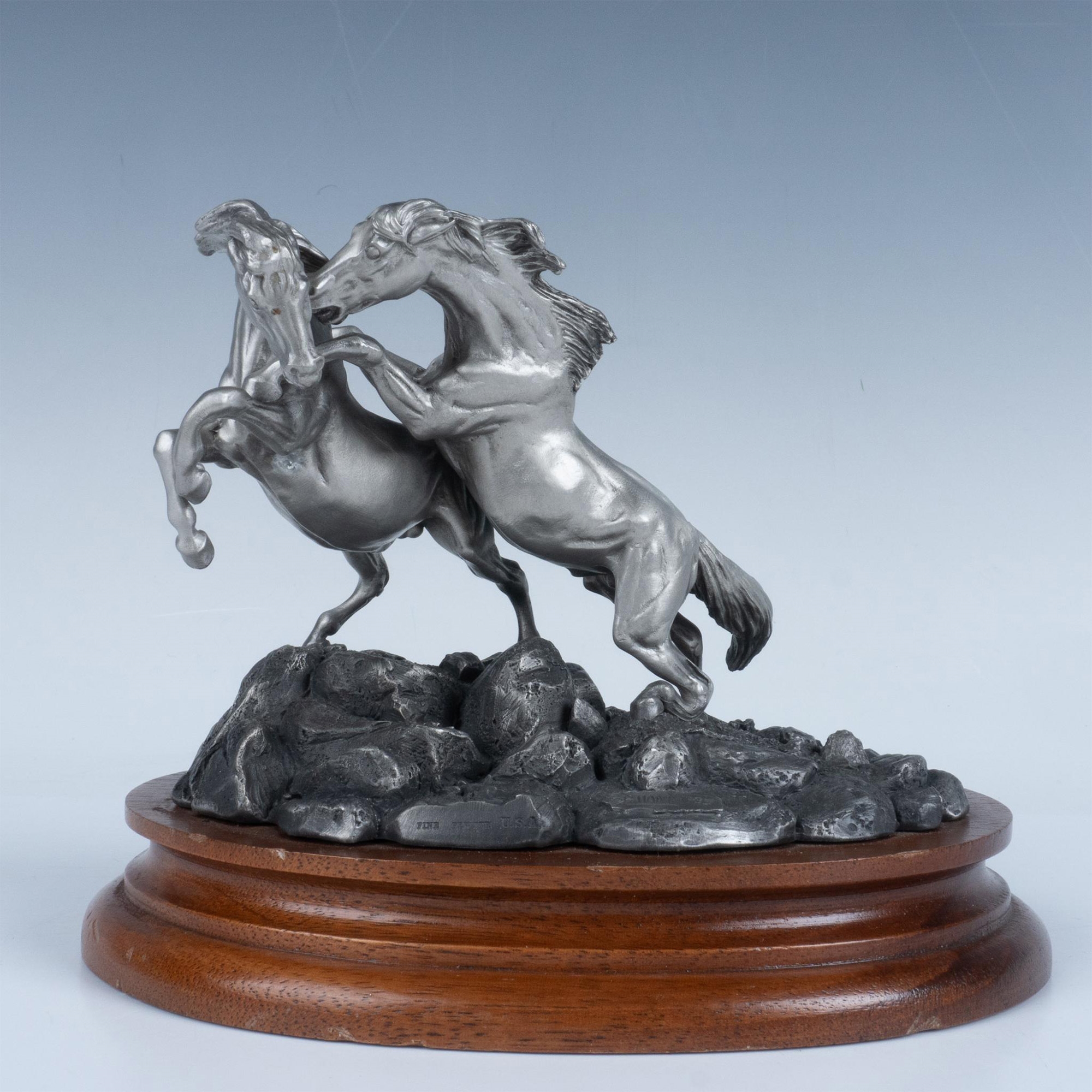 Chilmark | Chilmark Limited Edition Fighting Stallions Pewter Figurine ...