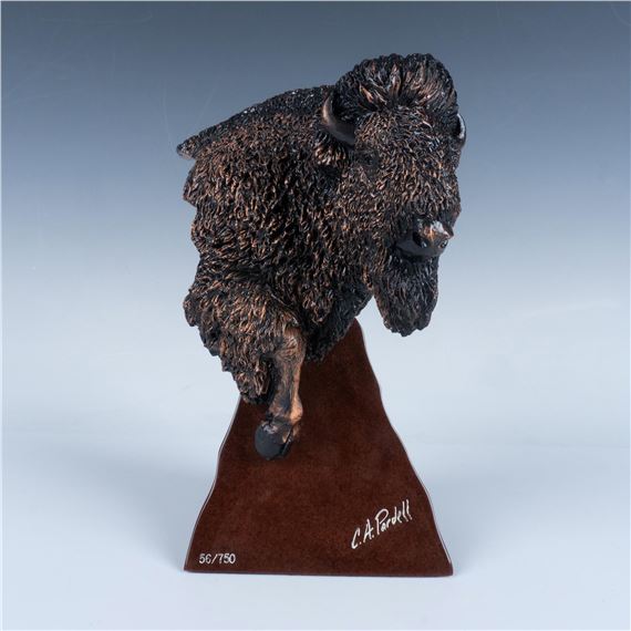 Christopher A. Pardell | C.A. Pardell Legends Western Bronze Buffalo ...