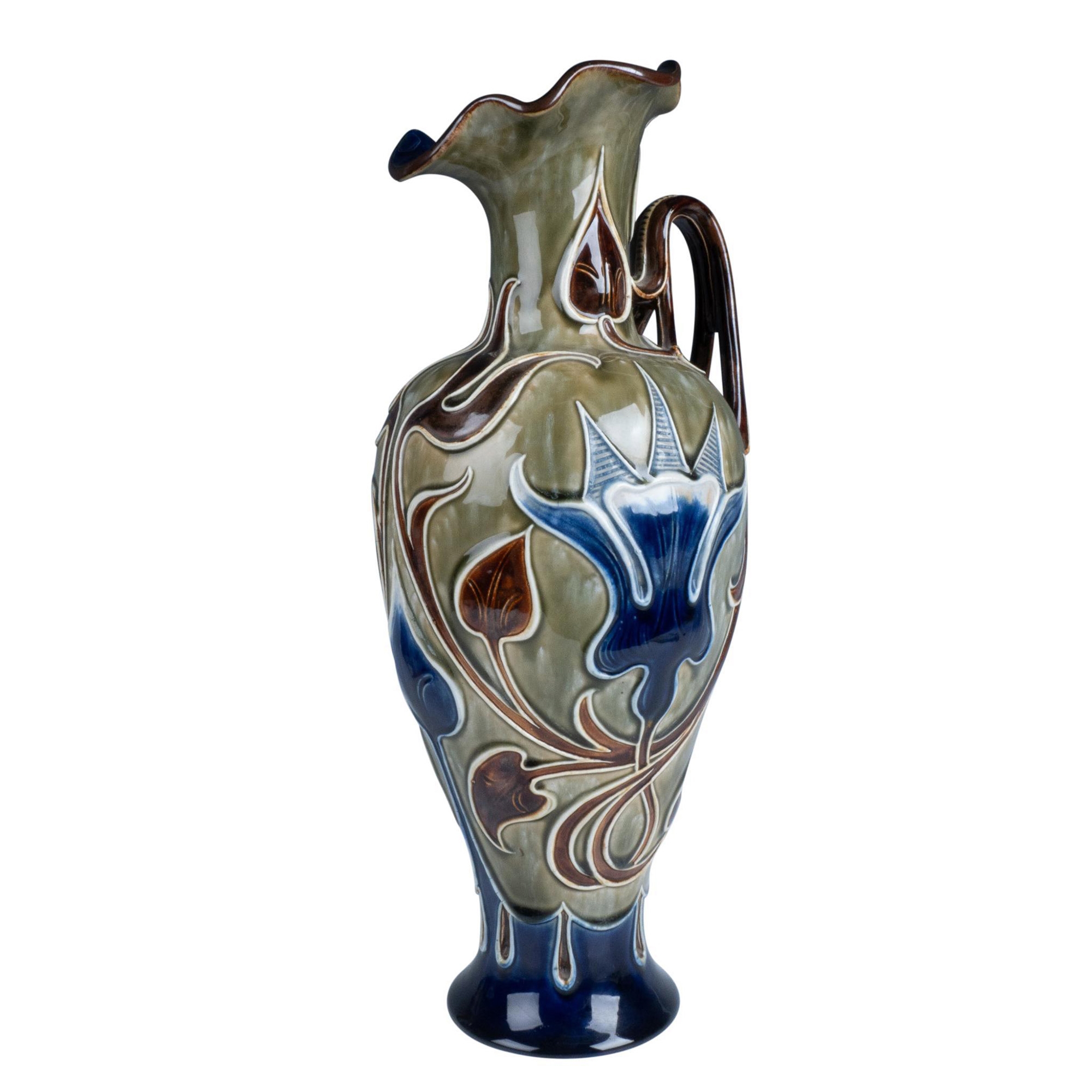 Butler Frank | Doulton Lambeth Frank Butler Stoneware Pitcher | Compare ...