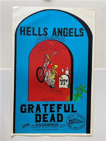 Andy Warhol | HELLS ANGELS GRATEFUL DEAD (1971) | MutualArt