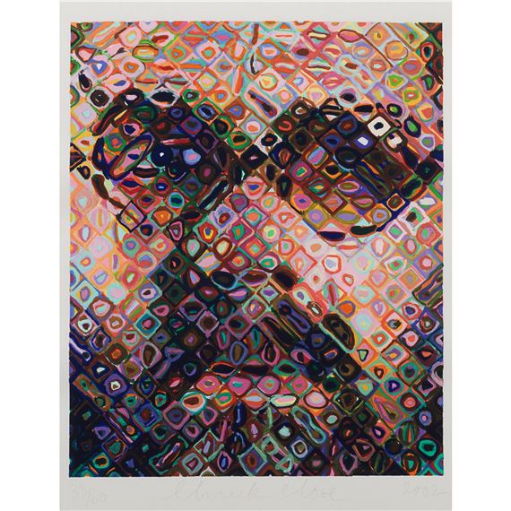 Chuck Close | Self-Portrait (2002) | MutualArt