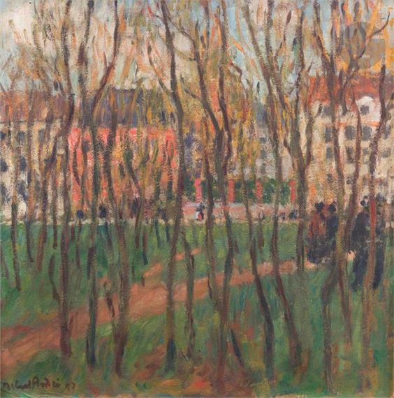 Albert André | Paris, animated park, 1897 (1897) | MutualArt